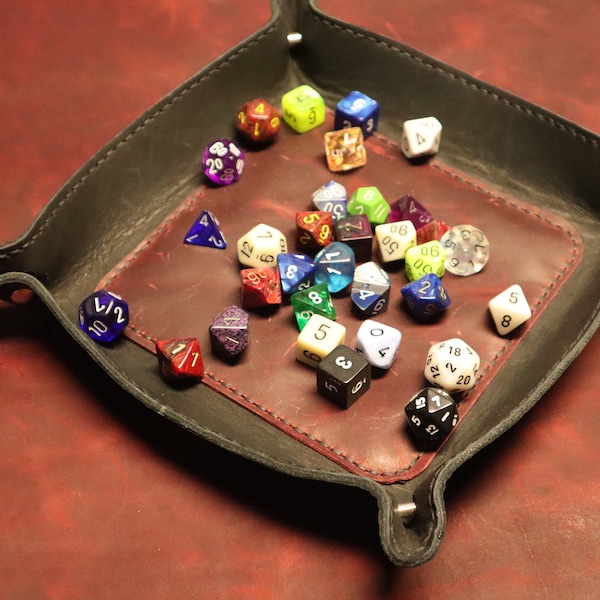 Leather Dice Tray Template - Etsy