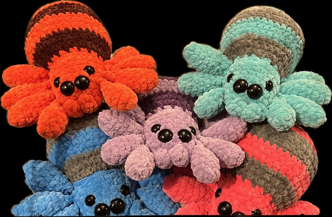 Jumping Spider Crochet Pattern - Etsy