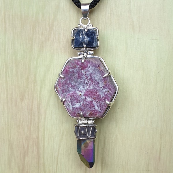 Ruby Aura Quartz - Etsy