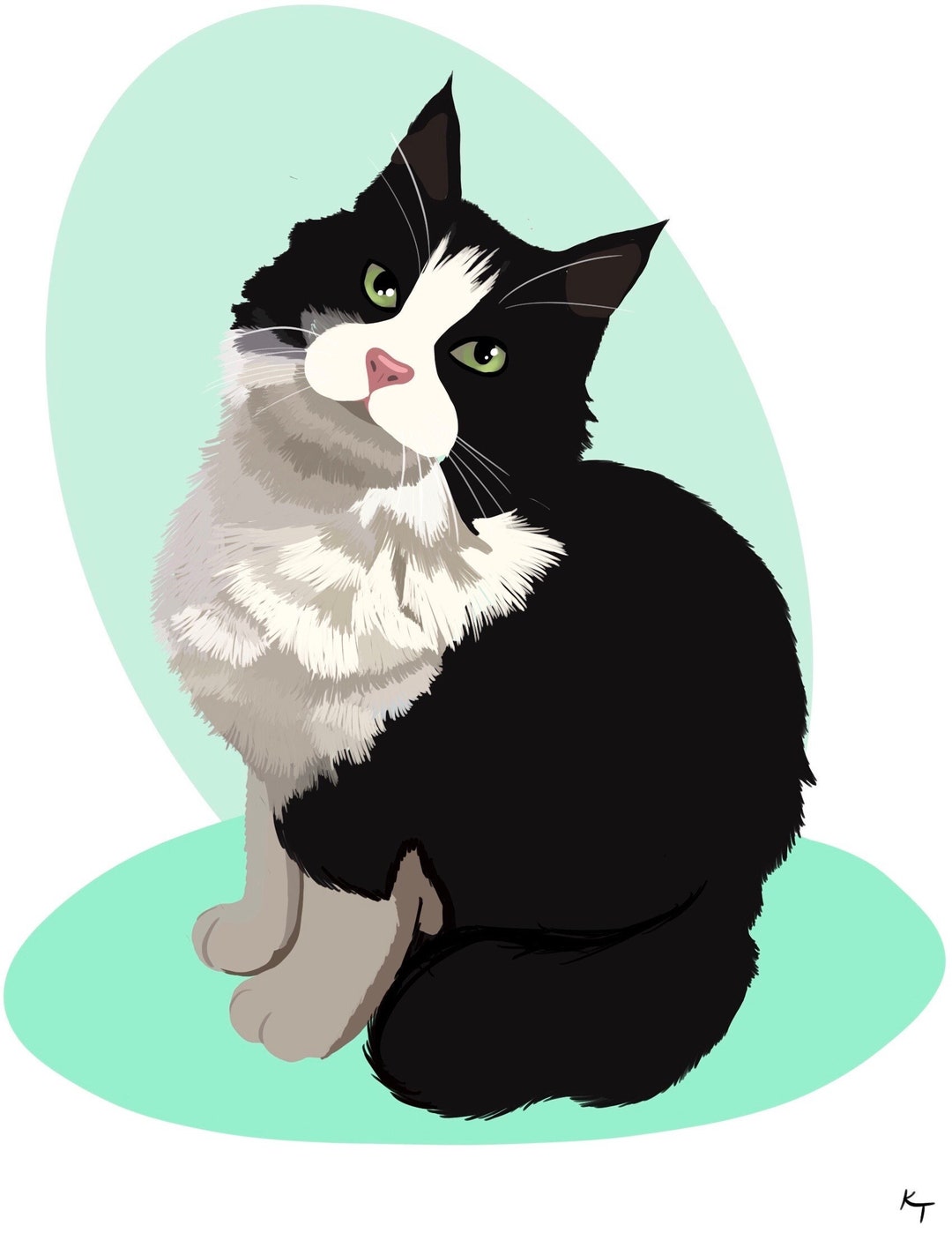 Custom Color Block Portraits - Etsy