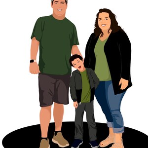 Custom Color Block Portraits - Etsy