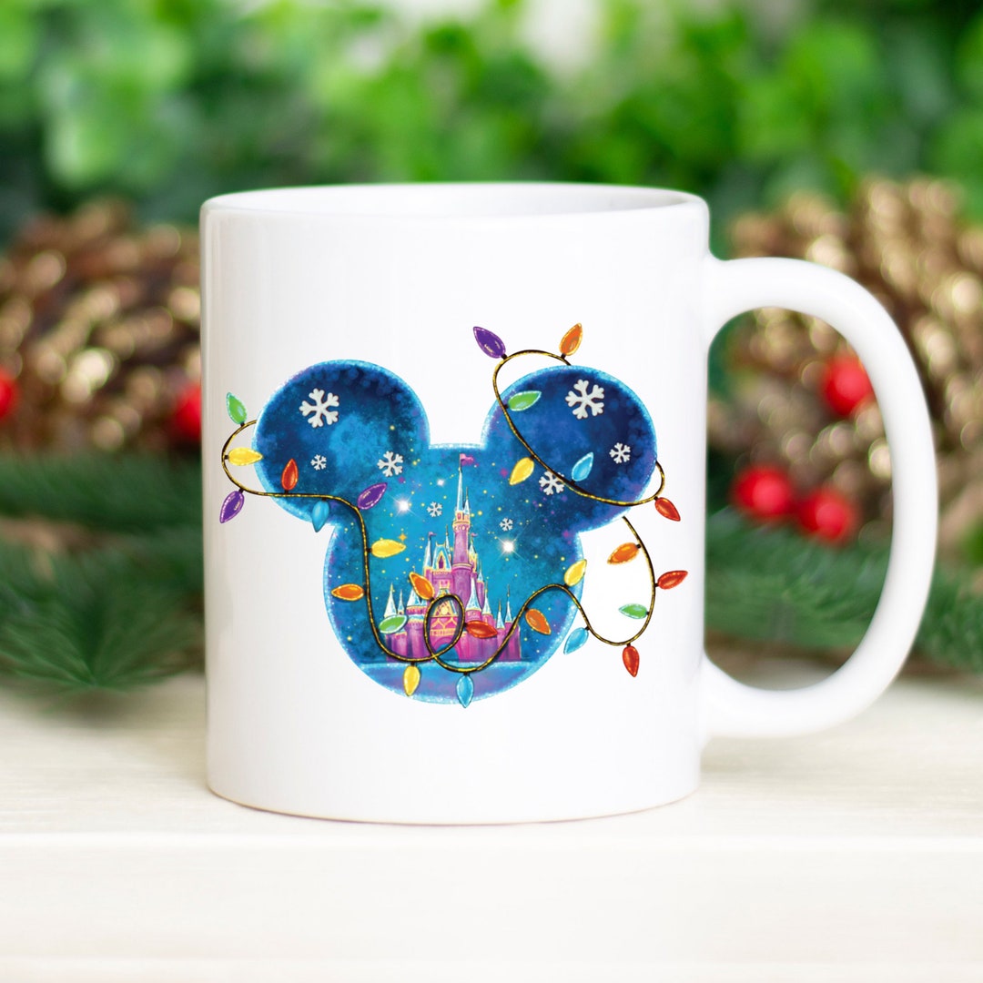 Disney Christmas Mug, Christmas Mickey Mouse Mug, Mickey Cup, Disney ...