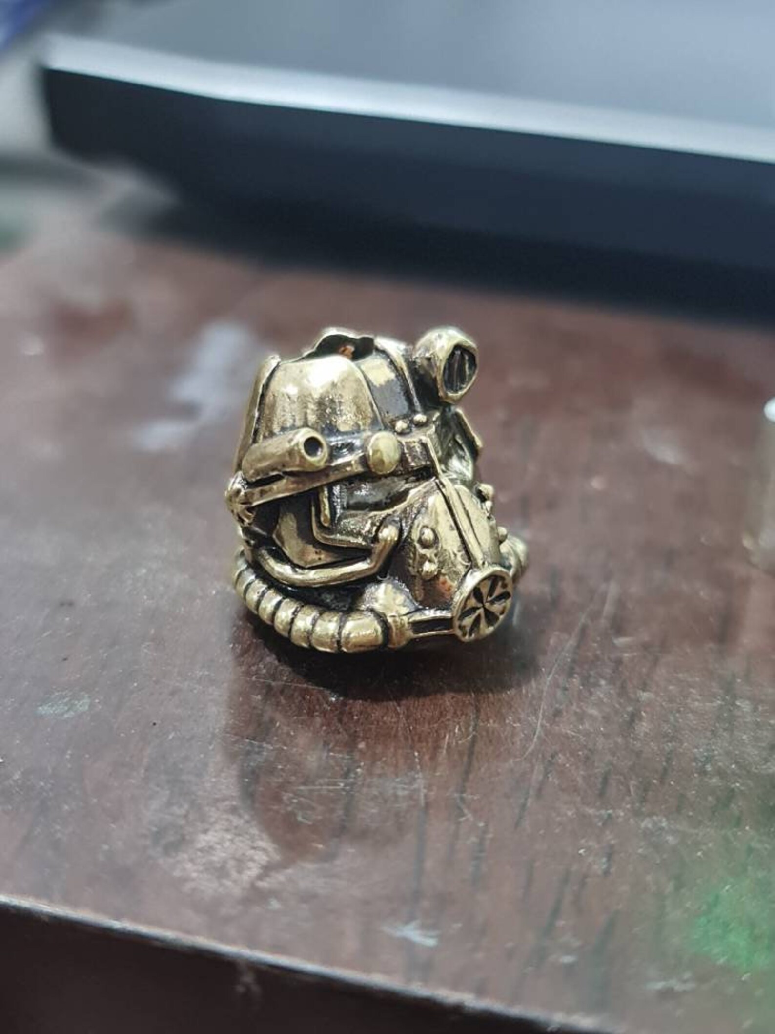T60 Fallout Power Armor Helmet Lanyard Bead - Etsy
