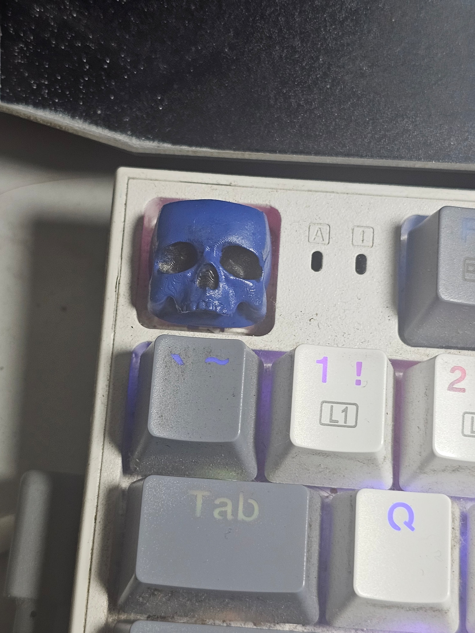 Skull Keycaps - Red Skull - Greyskull - Etsy