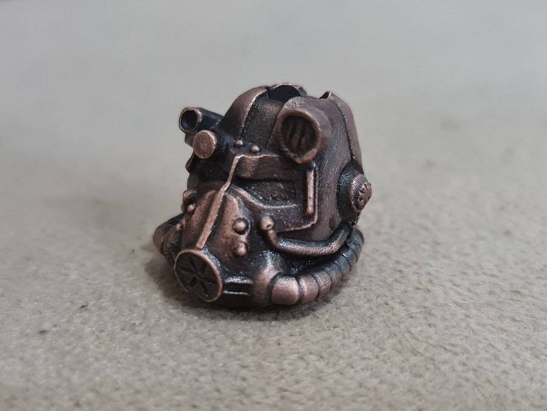 T60 Fallout Power Armor Helmet Lanyard Bead - Etsy