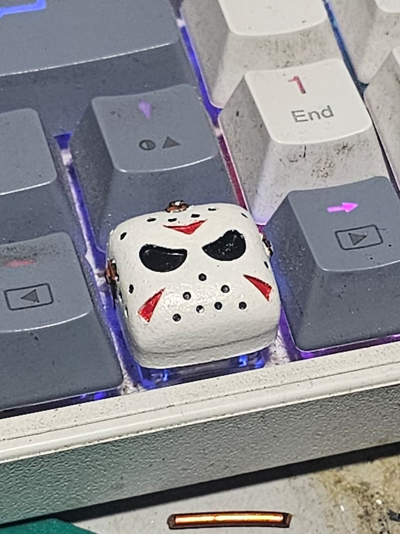 Jason 13 Keycap - Unleash the Horror on Your Keyboard - Etsy