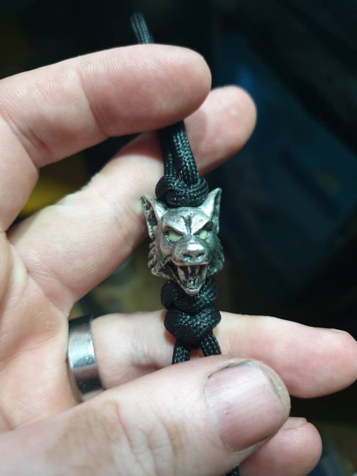 Werewolf Pewter Bead - Etsy