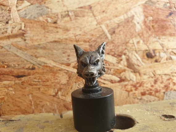 Werewolf Pewter Bead - Etsy