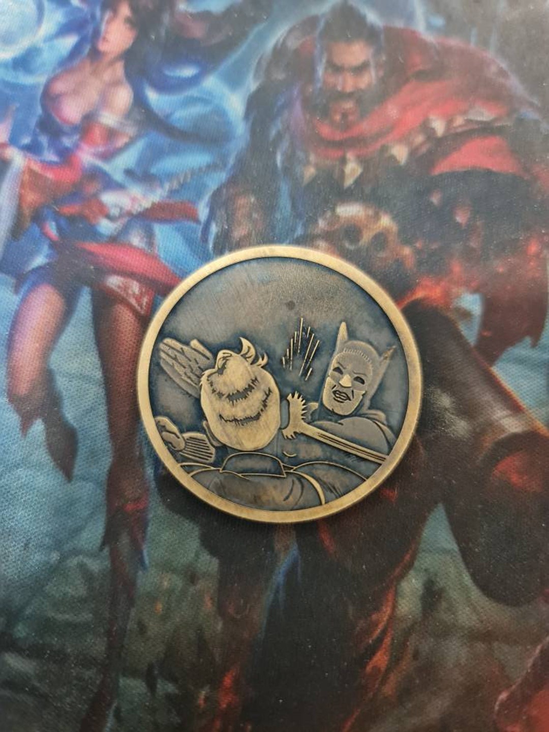 To Slap or Not to Slap Decision Coin - Etsy