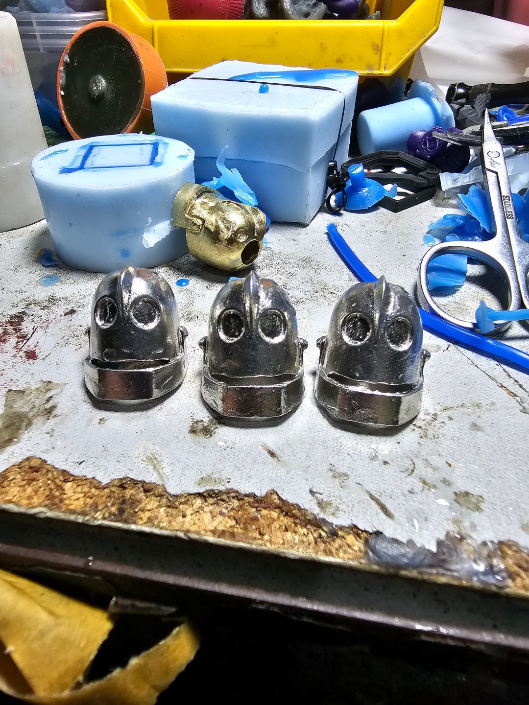 Robot Head Bead - Etsy