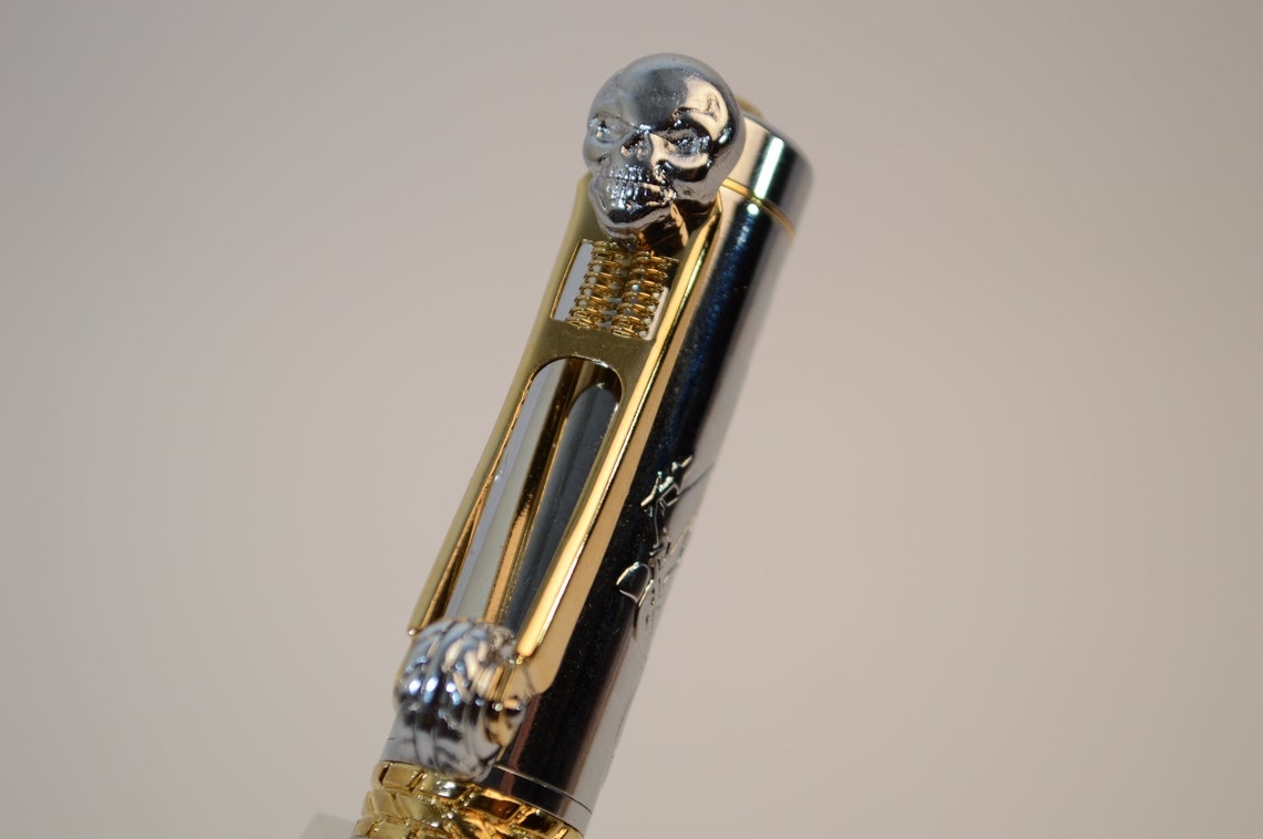 Motorcycle Pen Made With Black and Orange Acrylic. - Etsy