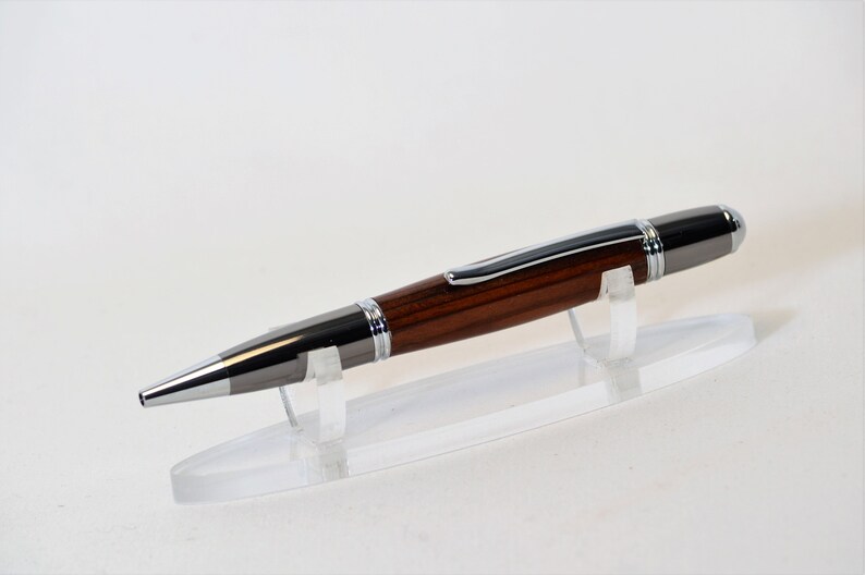 University of Michigan Chrome and Gunmetal Twist Pen Made From - Etsy
