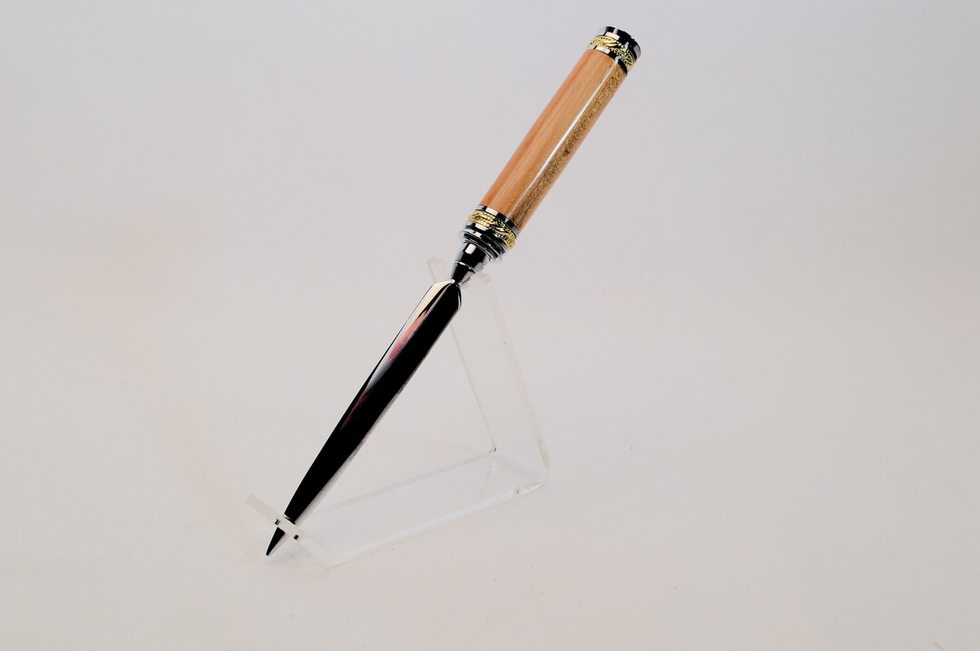 Majestic Handmade Lebanese Cedar Letter Opener - Gold and Chrome Finish ...