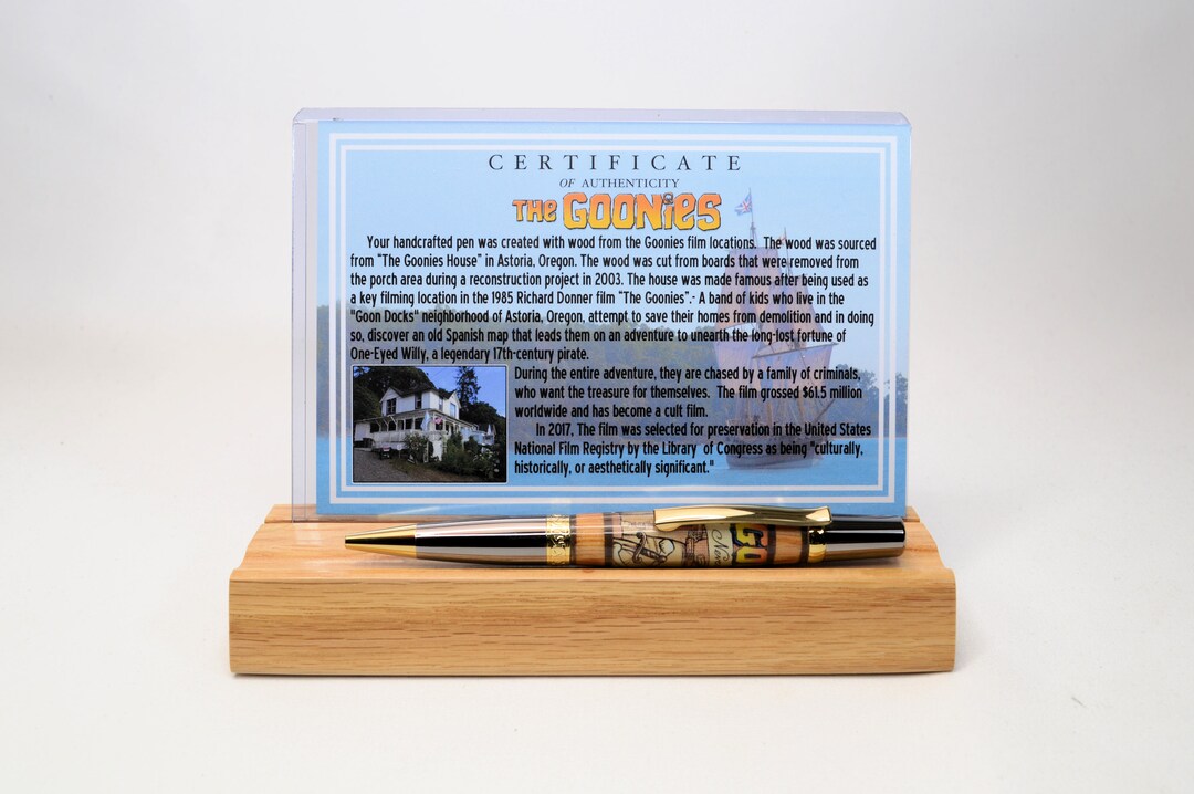 Pen Made With Wood From the Goonies House in Astoria, Oregon and a ...