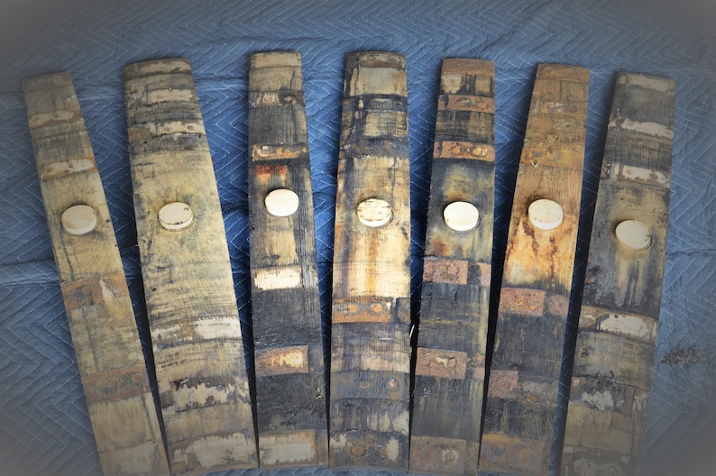 Used Whiskey Barrel Bung Hole Stave From a Used Oak Whiskey Barrel - Etsy
