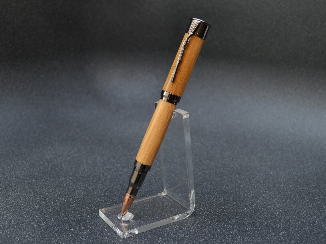 Whiskey Barrel Over and Under Rollerball Bullet Pen With Used Jack ...