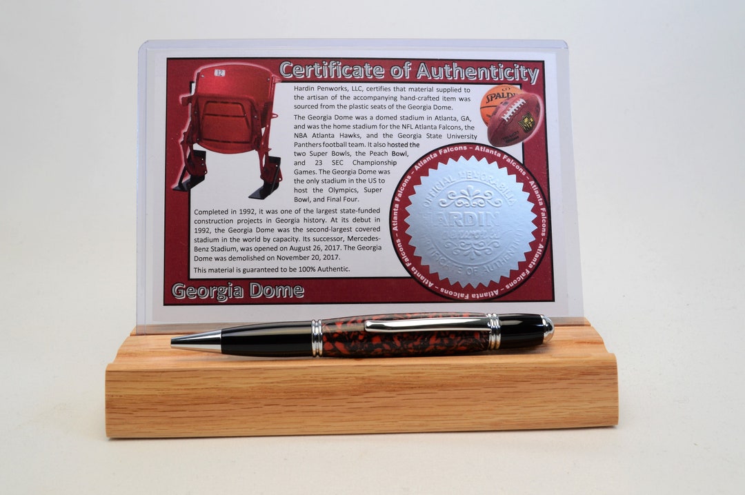 Handcrafted Pen Made From Atlanta Falcons and Atlanta Hawks Georgia ...