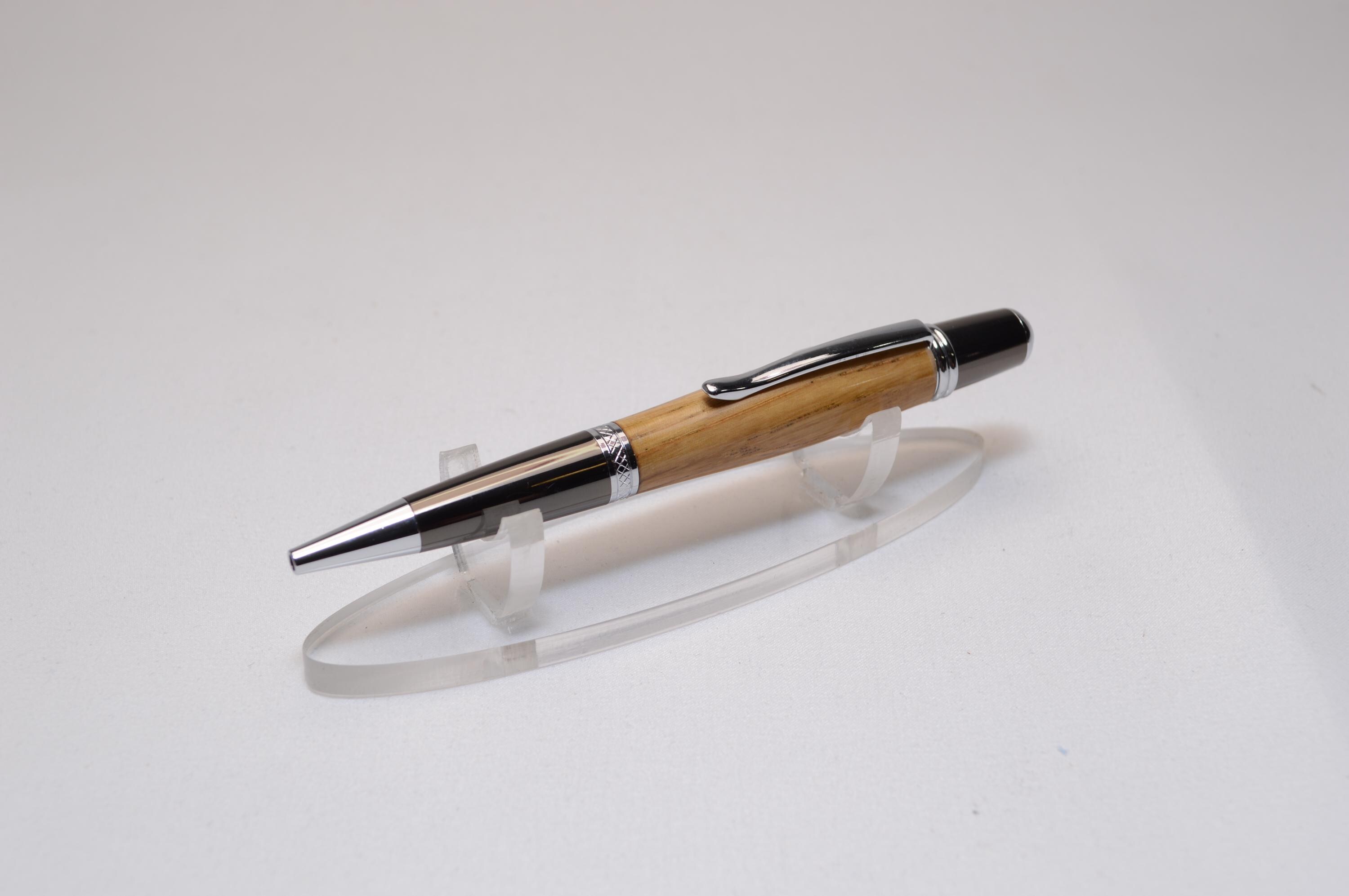 Whiskey Barrel Sierra Twist Pen in Gun Metal and Chrome Finish With ...