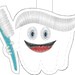 Embroidery Design Digitized Happy Tooth Keychain 4 X 4 - Etsy