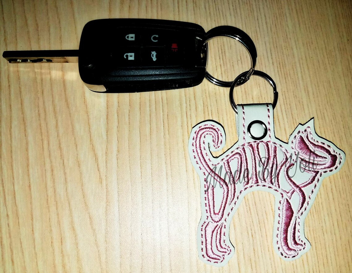 Embroidery Design Digitized Sphynx Cat Keychain 4 X 4 - Etsy