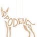 Embroidery Design Digitized Podenco Text Fill Keychain 4 X 4 | Etsy