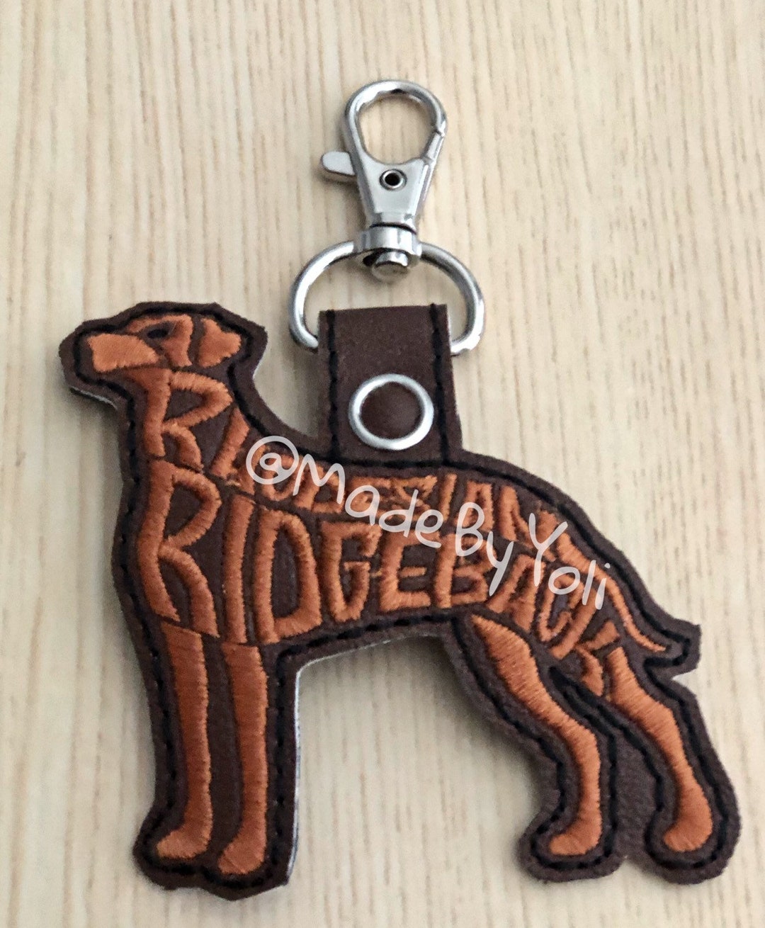 Rhodesian Ridgeback Keychain - Etsy