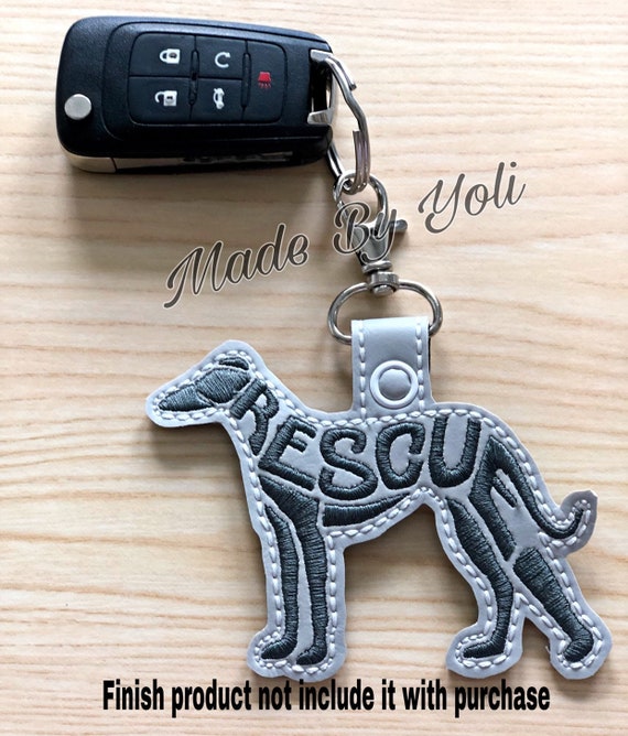 Embroidery Design Digitized Rescue Greyhound Text Fill | Etsy