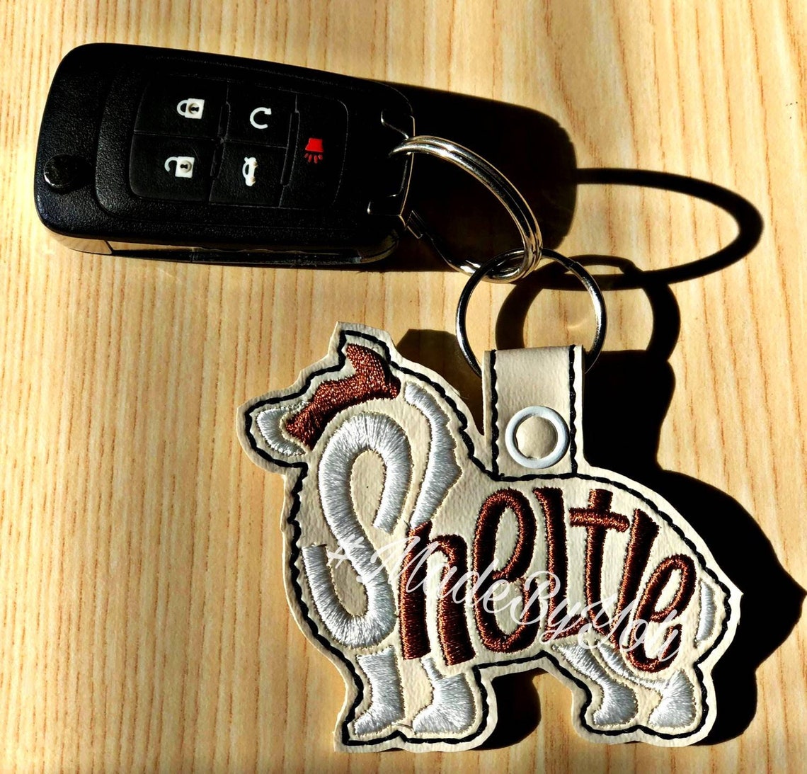 Embroidery Design Digitized Sheltietext Fill Keychain 4 X 4 | Etsy