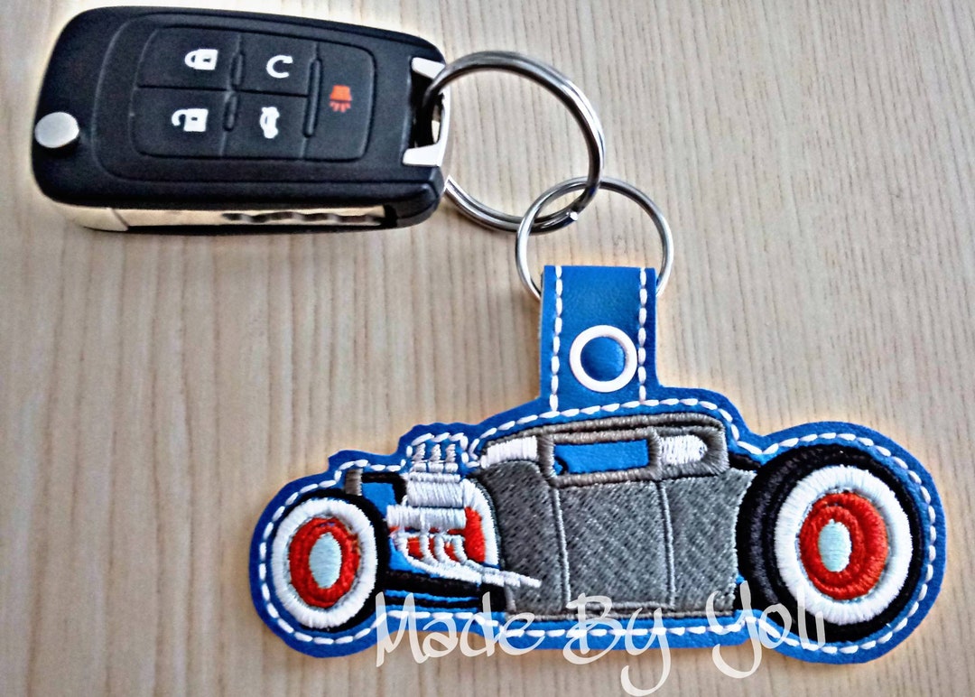 Embroidery Design Digitized Rat Rod Keychain 4 X 4 - Etsy