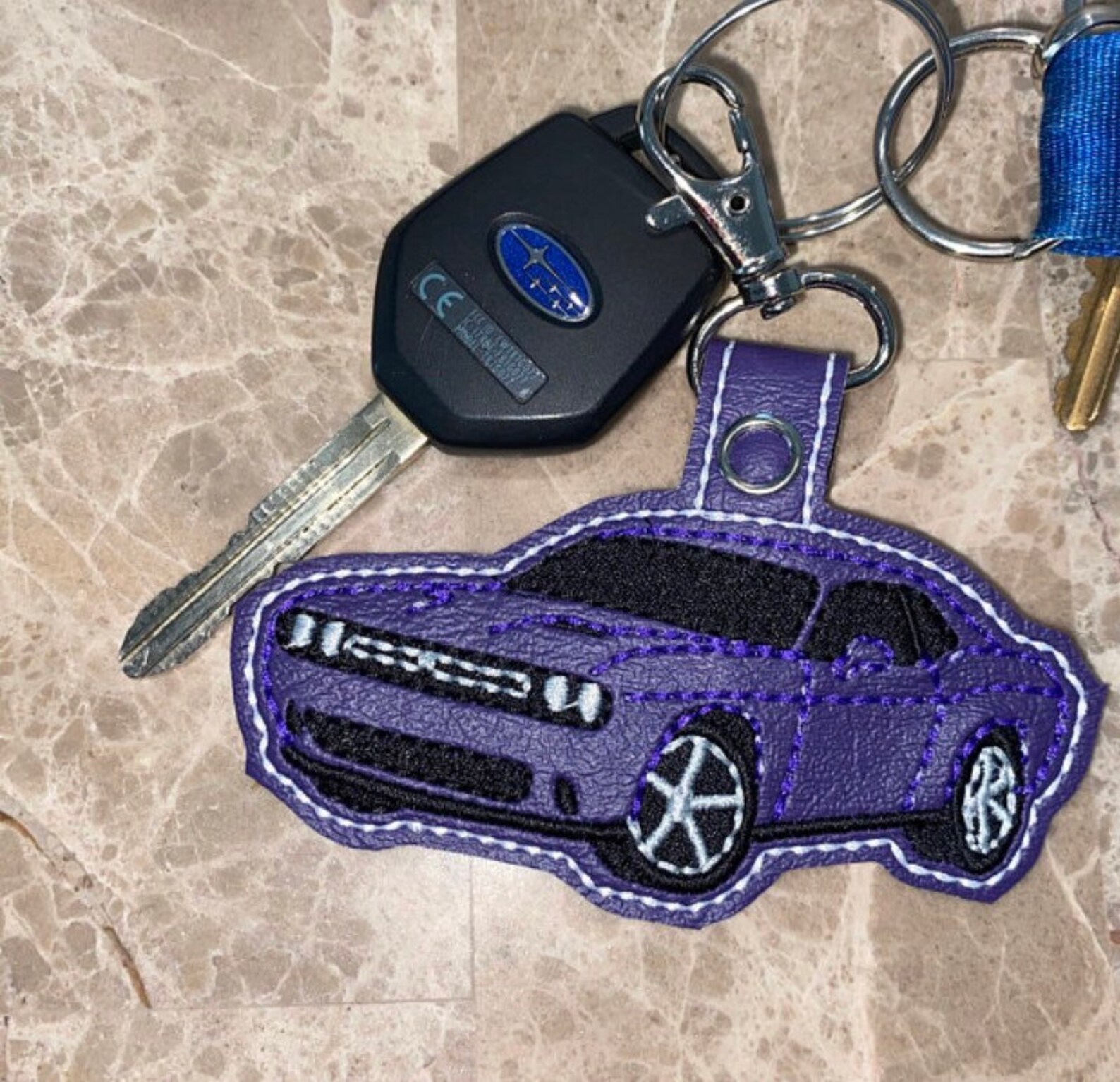 C Sports Car Keychain - Etsy