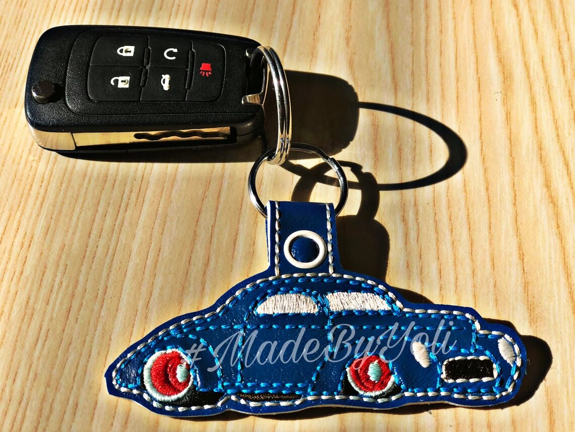 Old Hot Rod Keychain - Etsy