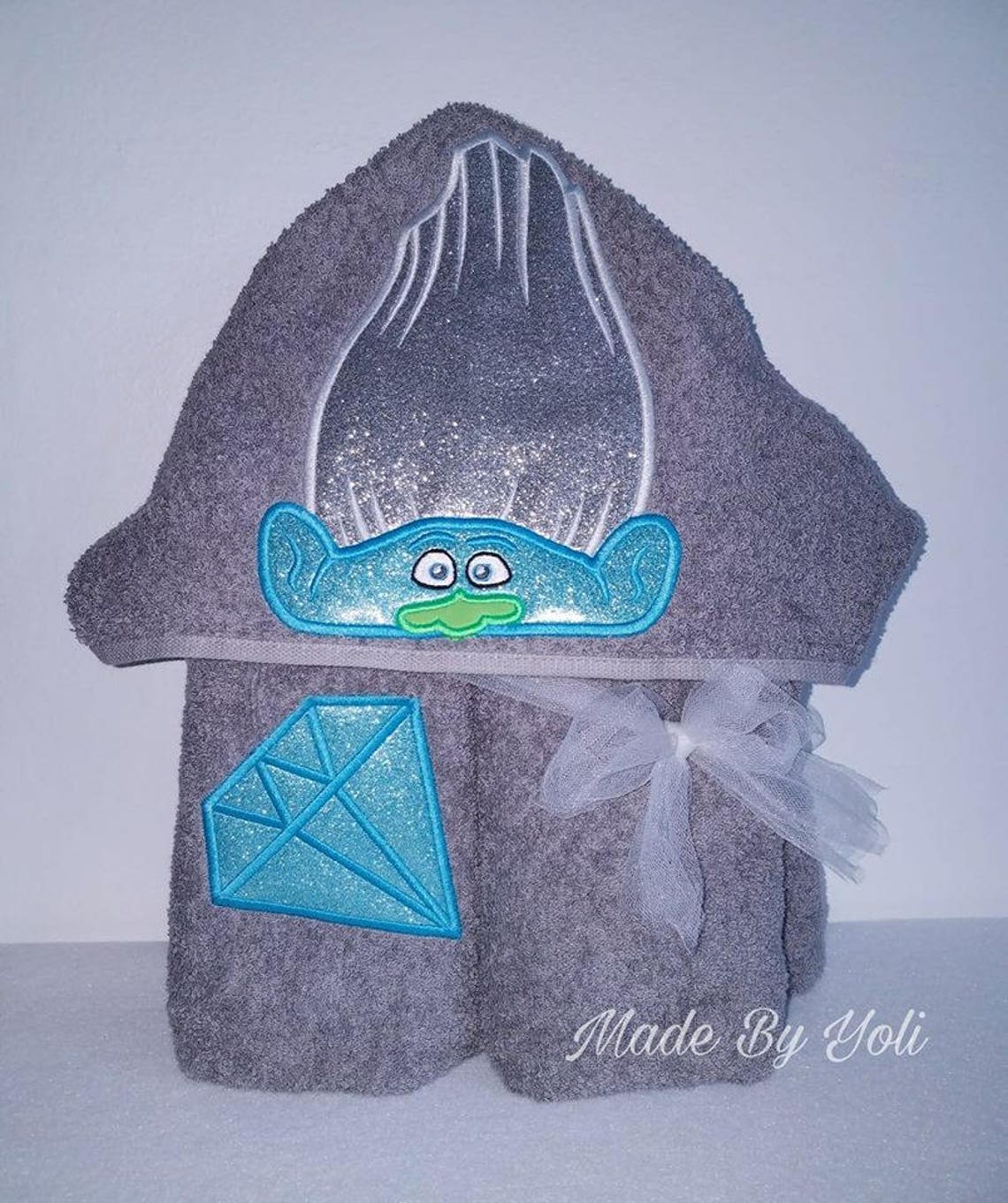 Embroidery Design Digitized Shimmer Troll Applique 5 X 7 - Etsy