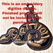Embroidery Design Digitized Ball Python Keychain 4 X 4 - Etsy