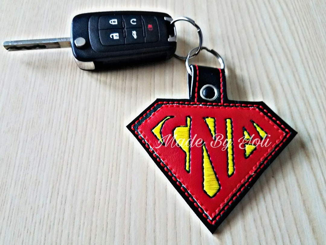 Embroidery Design Digitized CNA Super Hero Keychain 4 X 4 - Etsy