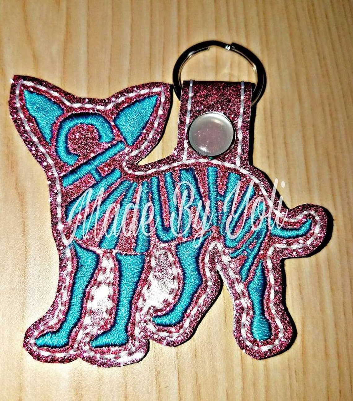 Embroidery Design Digitized Chihuahua Text Fill Keychain 4 X 4 - Etsy