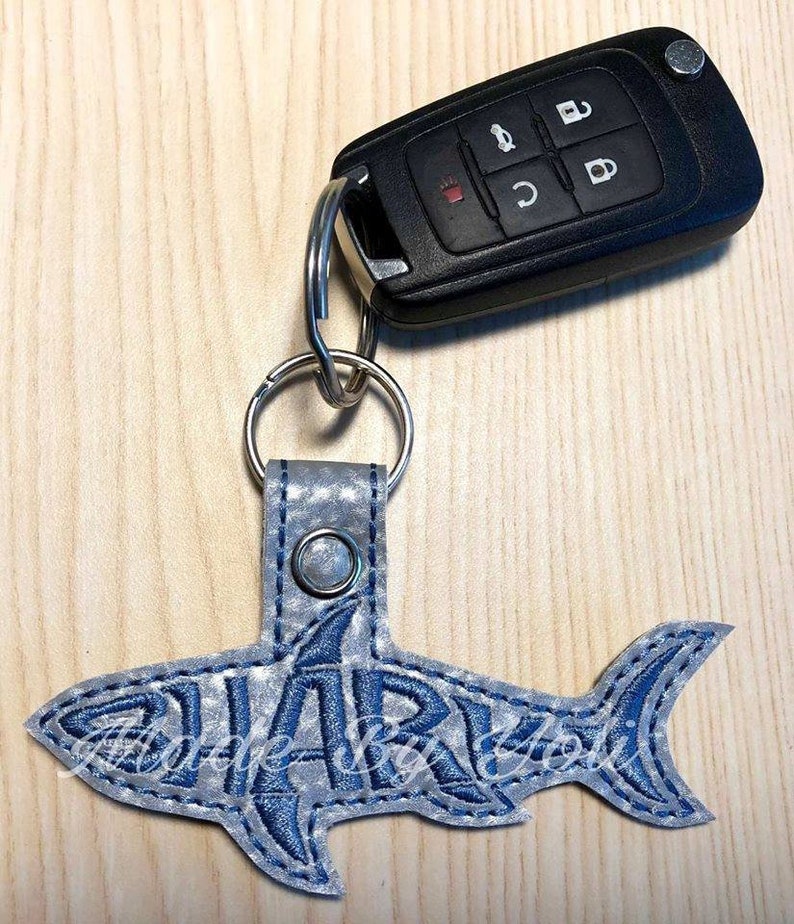 Shark Keychain - Etsy