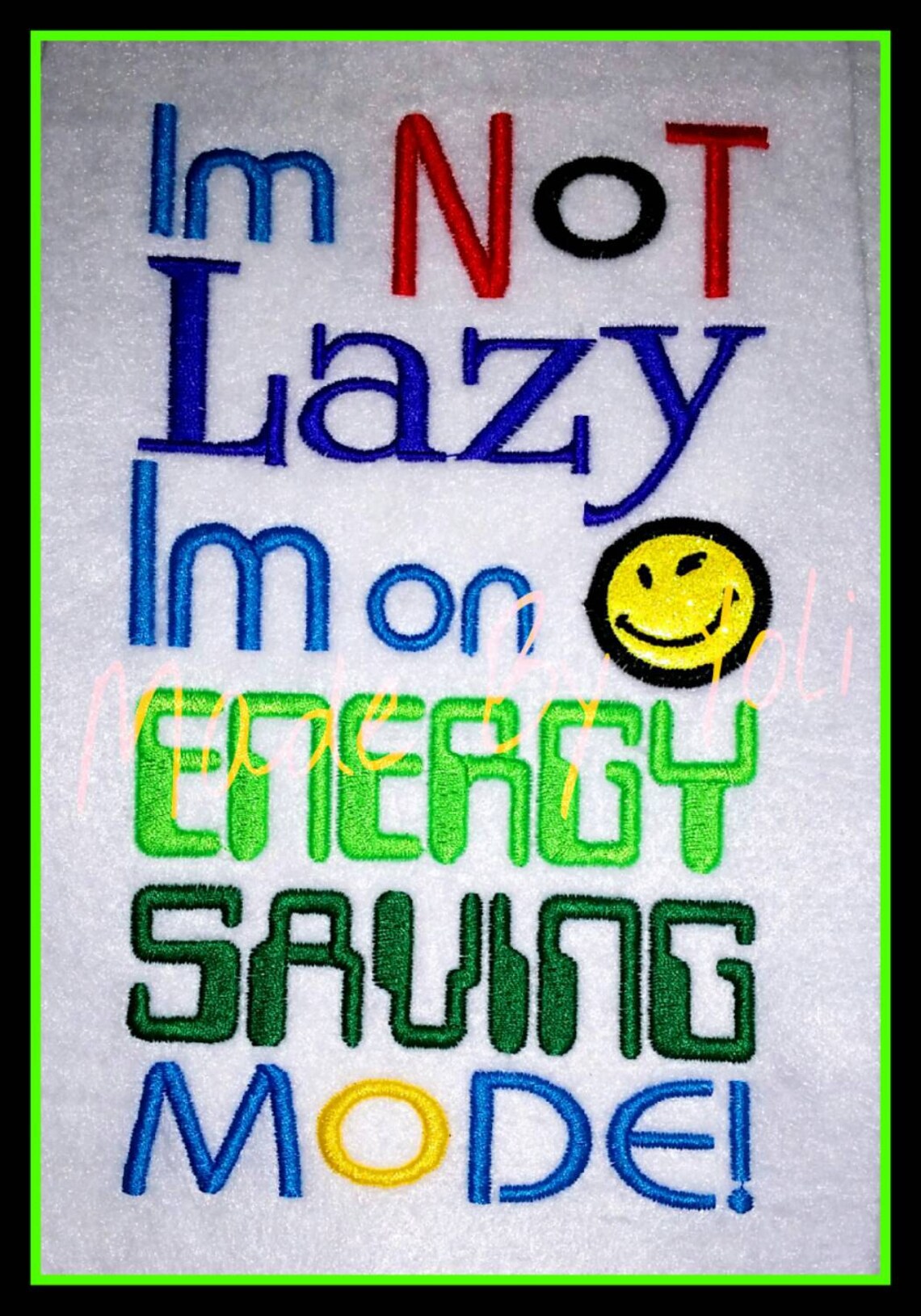 Embroidery Design im Not Lazy - Etsy