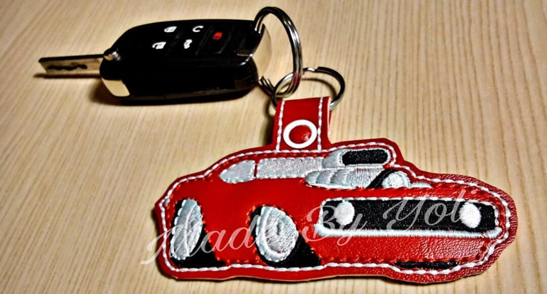 Sports Car Keychain - Etsy