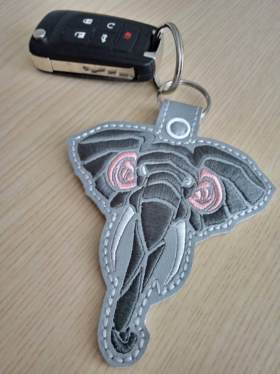 Tribal Elephant Keychain - Etsy