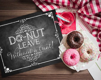 Donut Leave Sign - Etsy