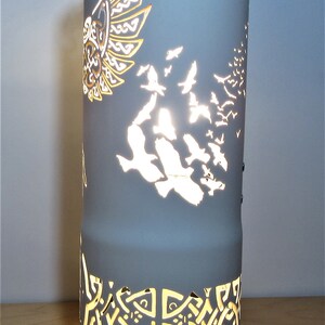 Viking Shield Table Lamp/ Battle Ready Viking Shield/ Ragnar Viking ...