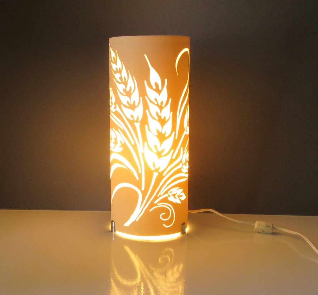 Wheat Bouquet Table Lamp/unique Accent Light/ Original Table Lamp ...