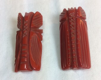 Bakelite dress clips | Etsy