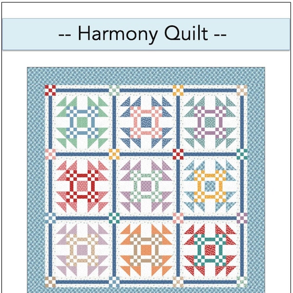 Harmony Quilt Pattern - Etsy