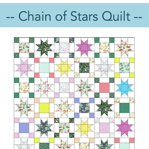 Daisy Chain Quilt PDF Pattern - Etsy