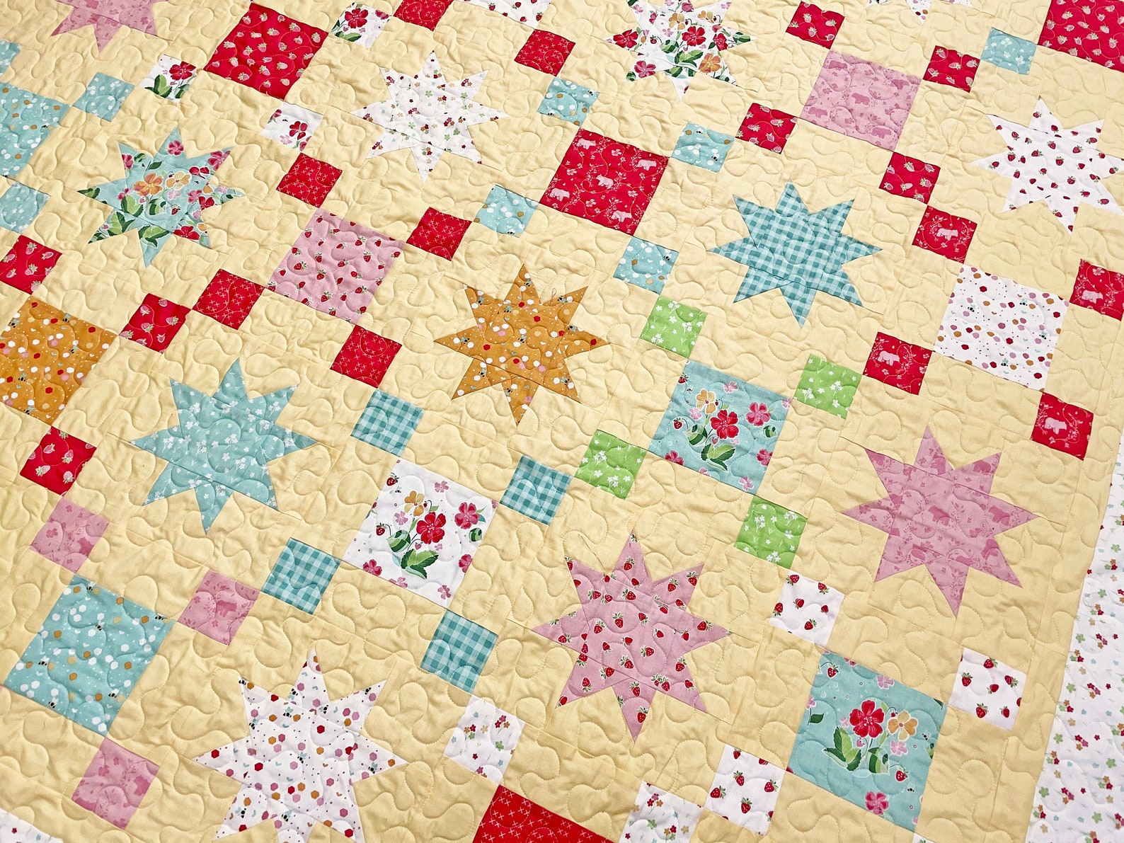 Chain of Stars Quilt PDF Pattern - Etsy