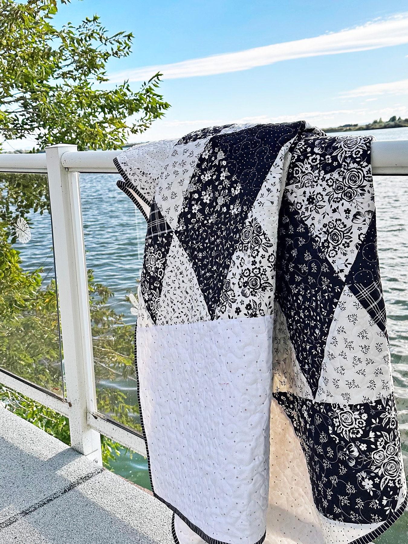 Modern Triangles Quilt - PDF Pattern - Etsy