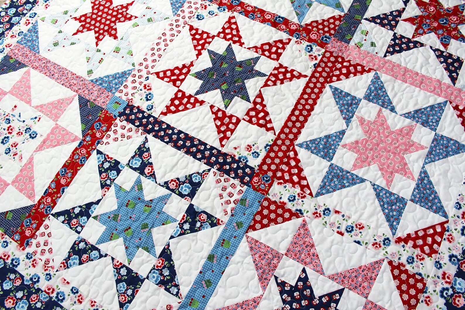 Starlight Double Quilt - PDF Pattern - Etsy