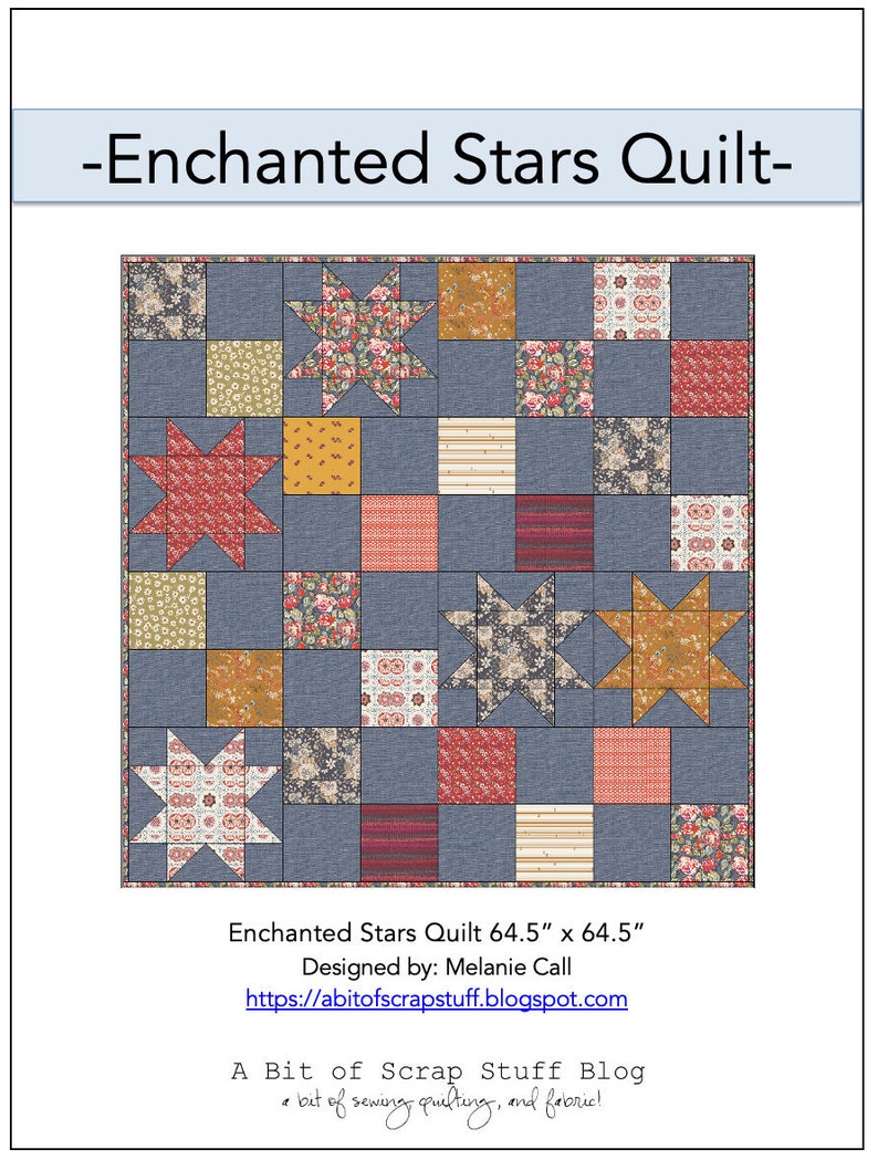 Enchanted Stars Quilt PDF Pattern - Etsy