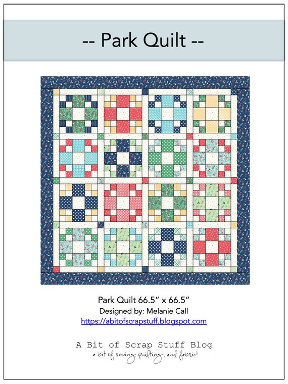 Park Quilt PDF Pattern - Etsy